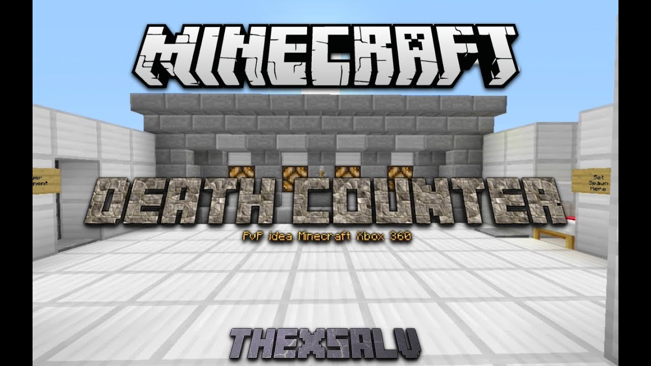 PVP Death Counter- Minecraft Xbox 360 - YouTube