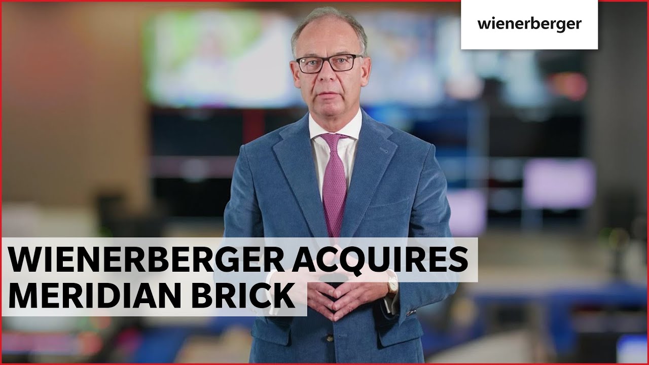 Wienerberger CEO Heimo Scheuch on the ACQUISITION OF MERIDIAN BRICK ...