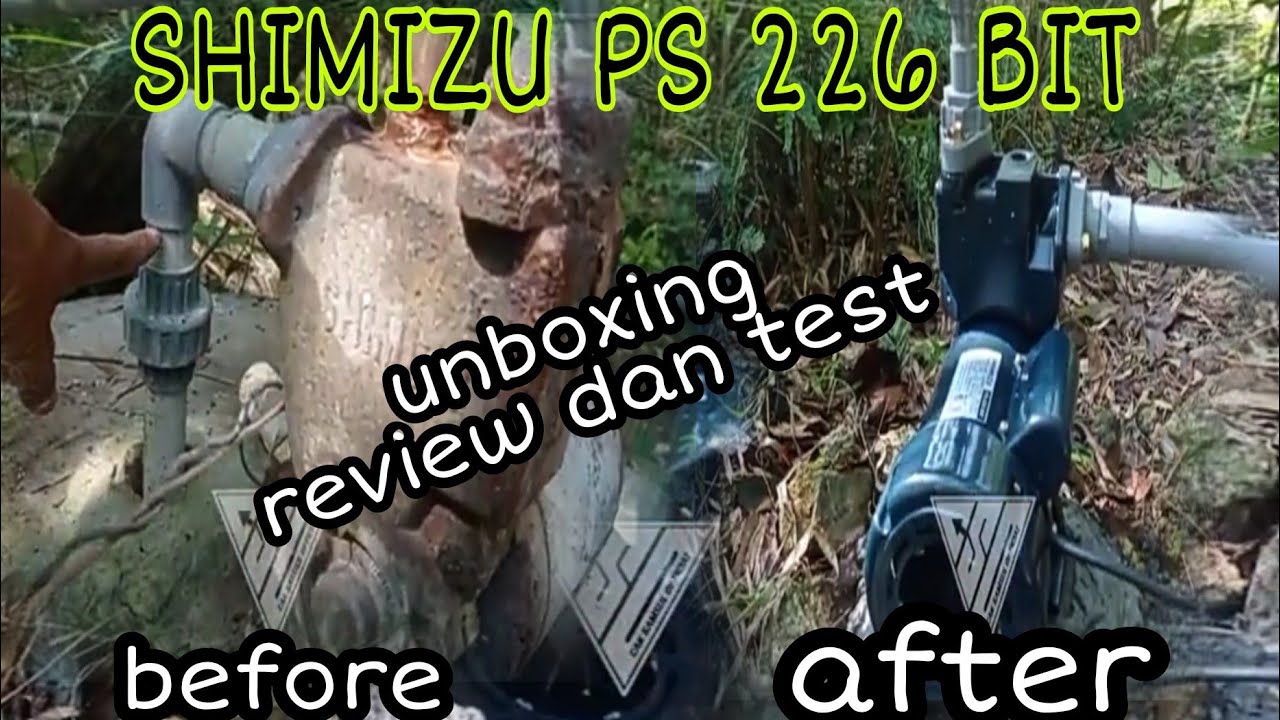 pompa air // shimizu PS 226 bit tenaga tinggi sampai 200 meter ...