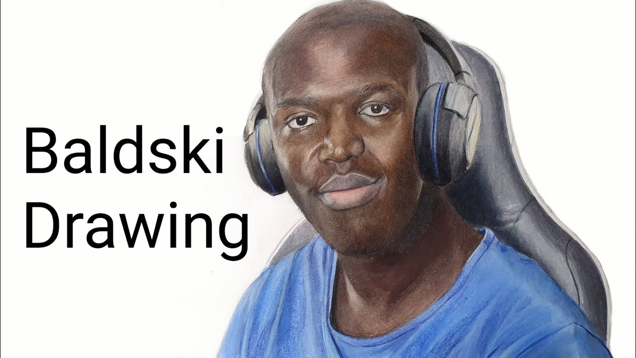 I drew Baldski (KSI) - YouTube