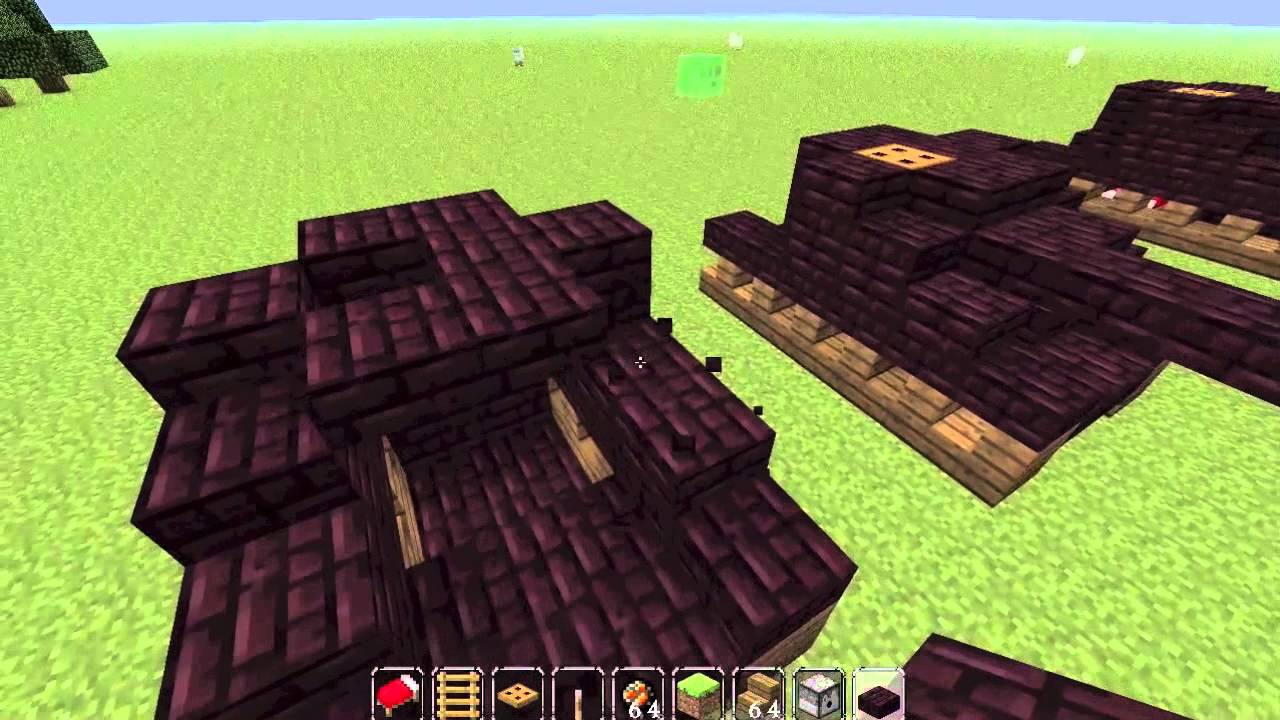 How to Make a Working Tank in Minecraft - YouTube