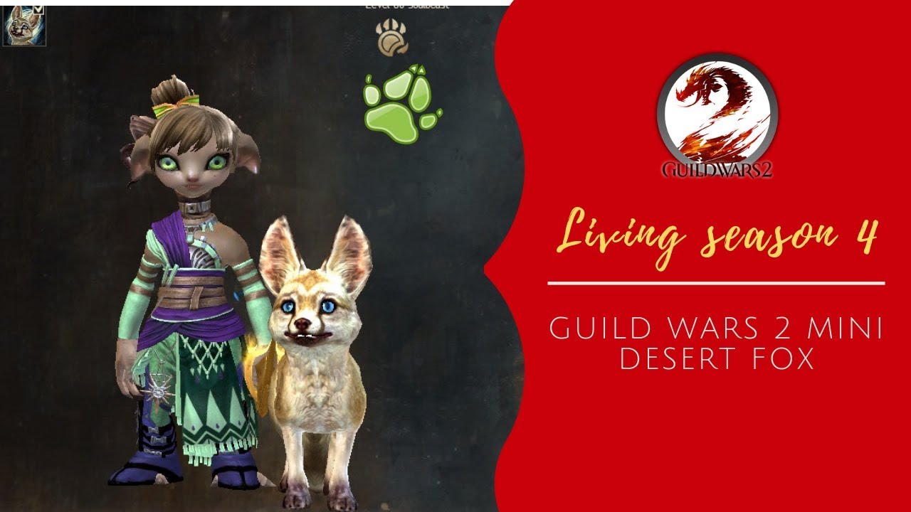 Guild Wars 2 Mini Desert Fox (Gentle Hearts achievement) - YouTube