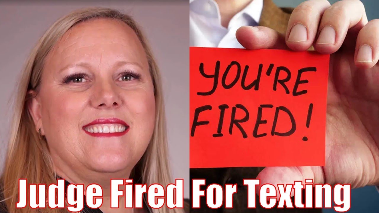 Judge fired for texting over 500 times during a murder trial! - YouTube