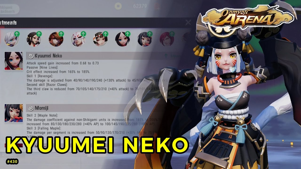 I Deal More Damage? [ Kyuumei Neko ] | Onmyoji Arena Gameplay - Season ...