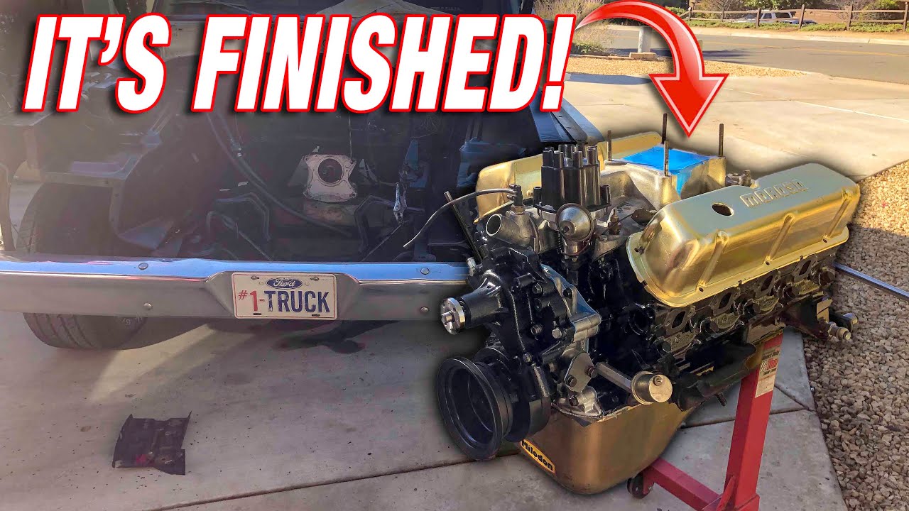 Building My NEW ENGINE For My F100 In 1 Day! *High Compression Small ...