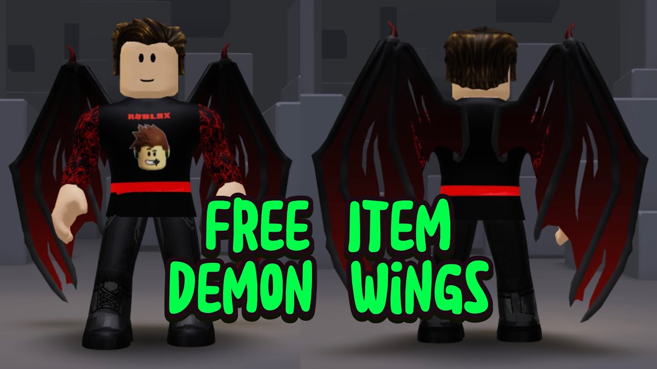 Cara Mendapatkan ITEM GRATIS DEMON WINGS di ROBLOX 😍😍 - YouTube