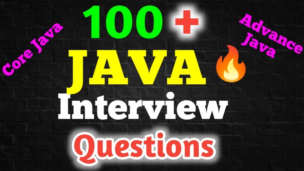 100 Java Interview Questions Asked By Mnc 😳 Java Interview Questions For Fresher