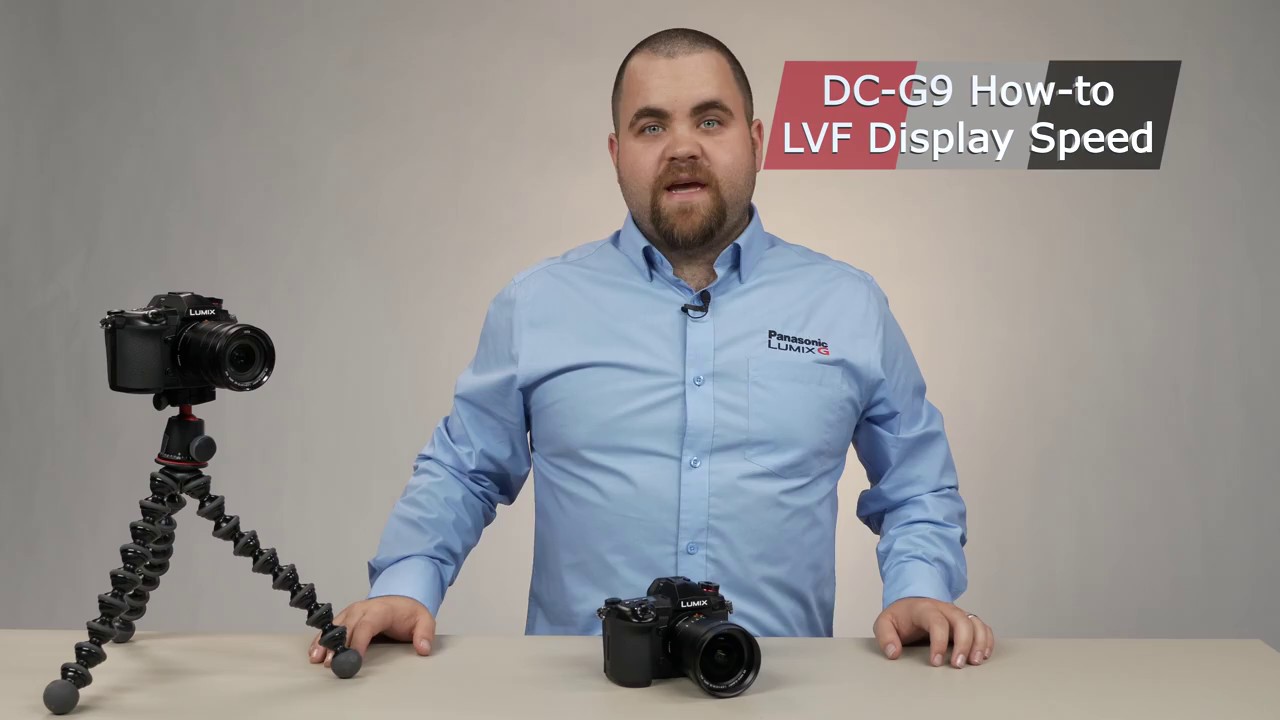LUMIX G9 LVF Display Speed - YouTube