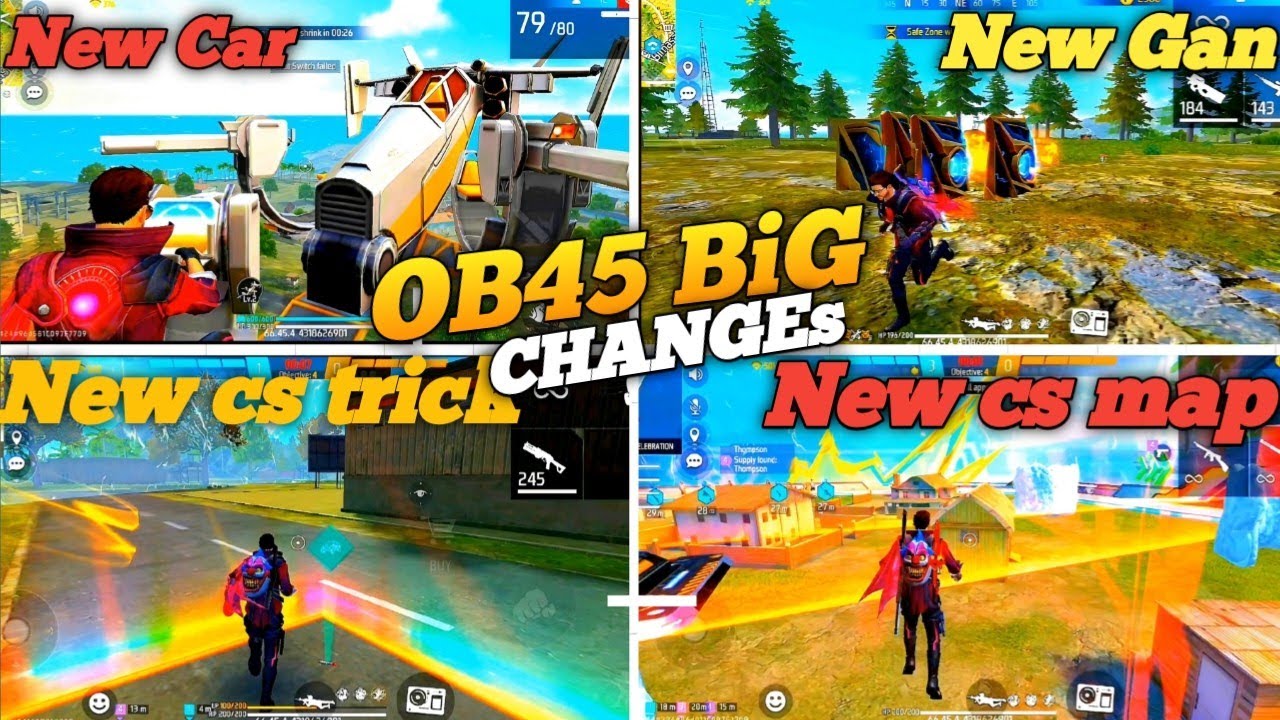 Top New Secret Changes OB45 Upcoming Update 😲 Free Fire HD Map Upgrade ...