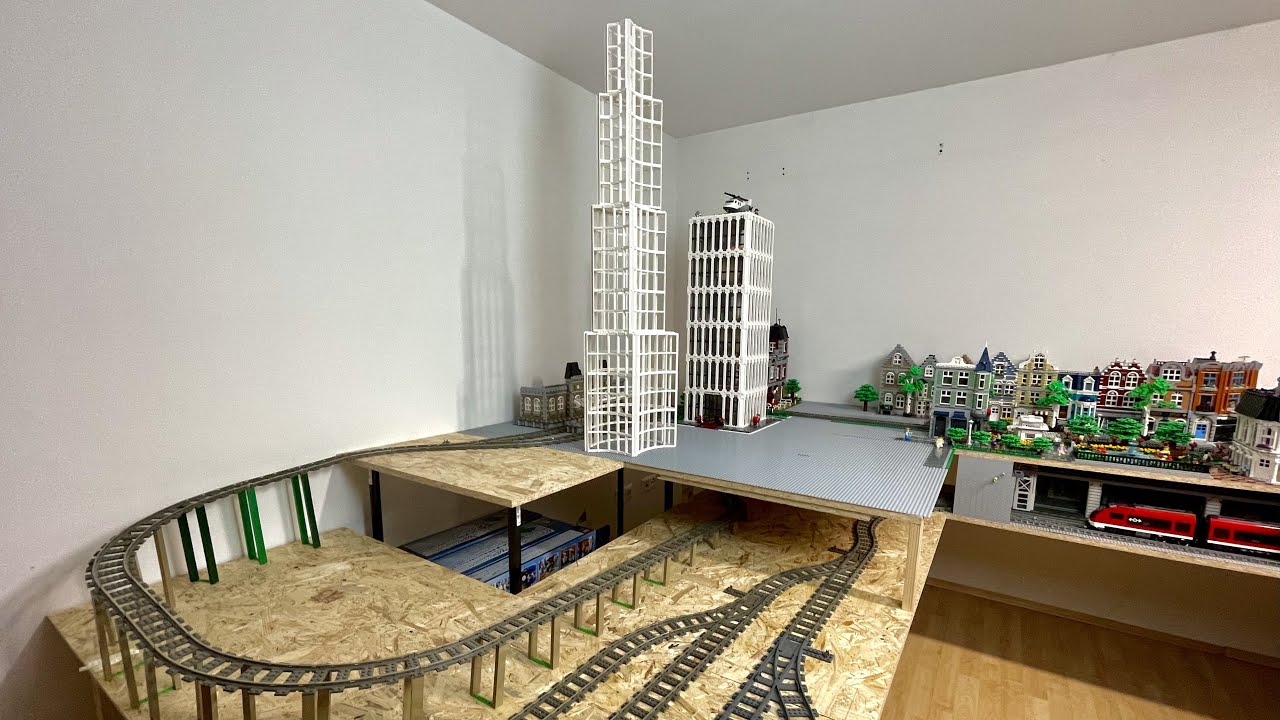 Bau einer Lego Stadt Teil 137. - Wolkenkratzer - YouTube