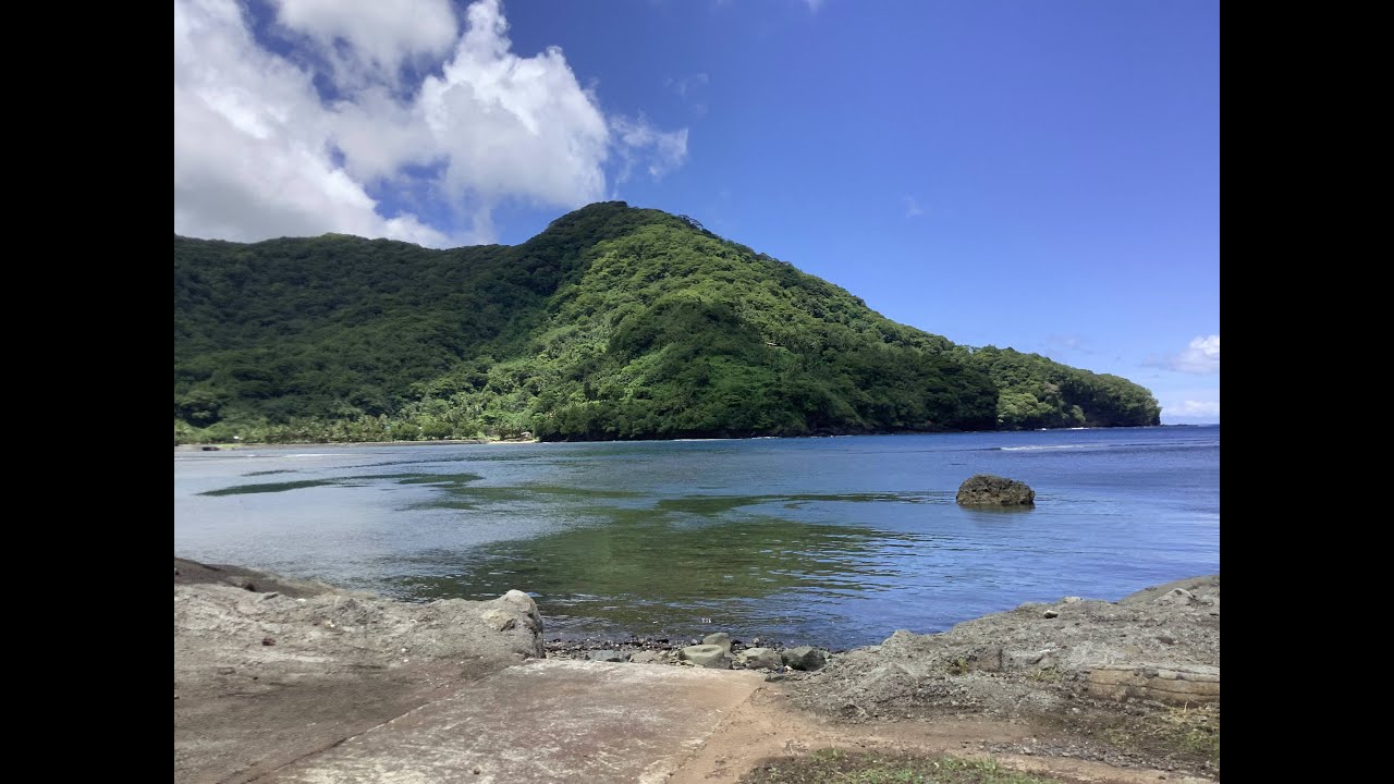 POV Motorcycle Sidecar Ride From Pago Pago Village Through Fagasa ...