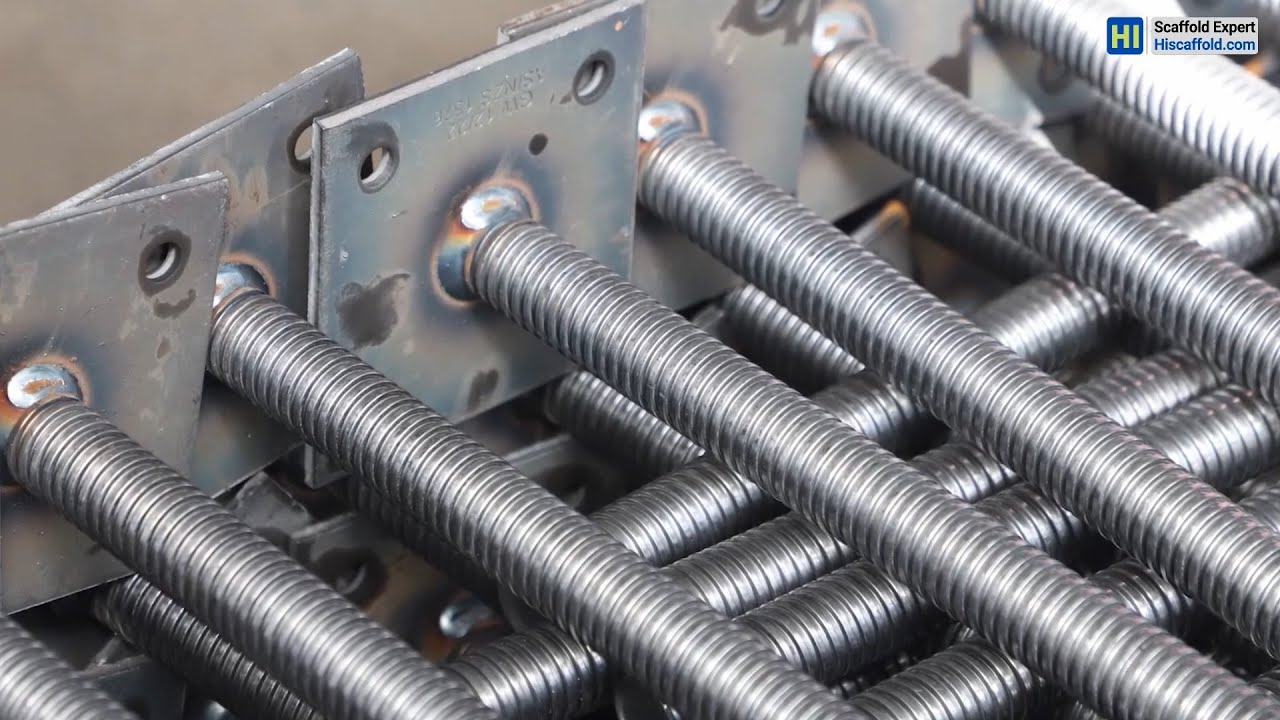 Solid Adjustable Screw Base Jack by Hiscaffold - YouTube