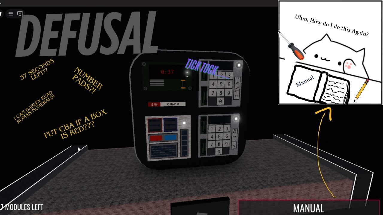 I'm Defusing a Bomb In Roblox....! - YouTube