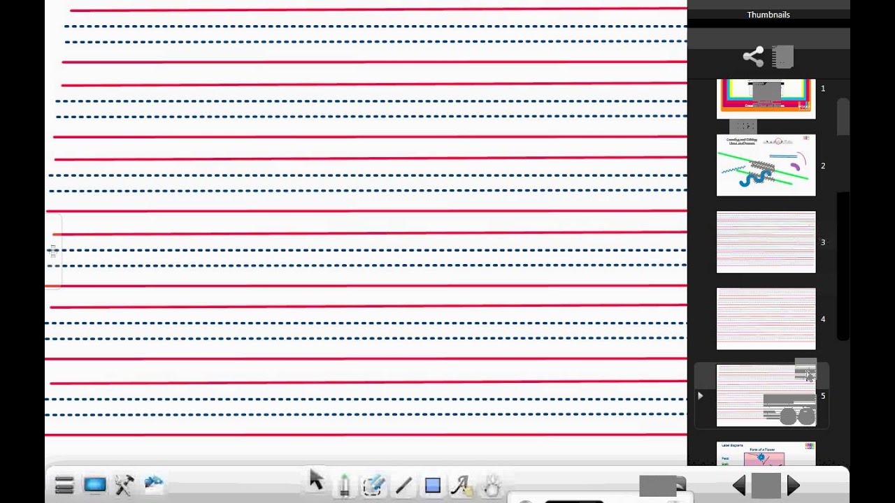 EasiNote Tutorial 4 - Creating Lines and Arrows. - YouTube