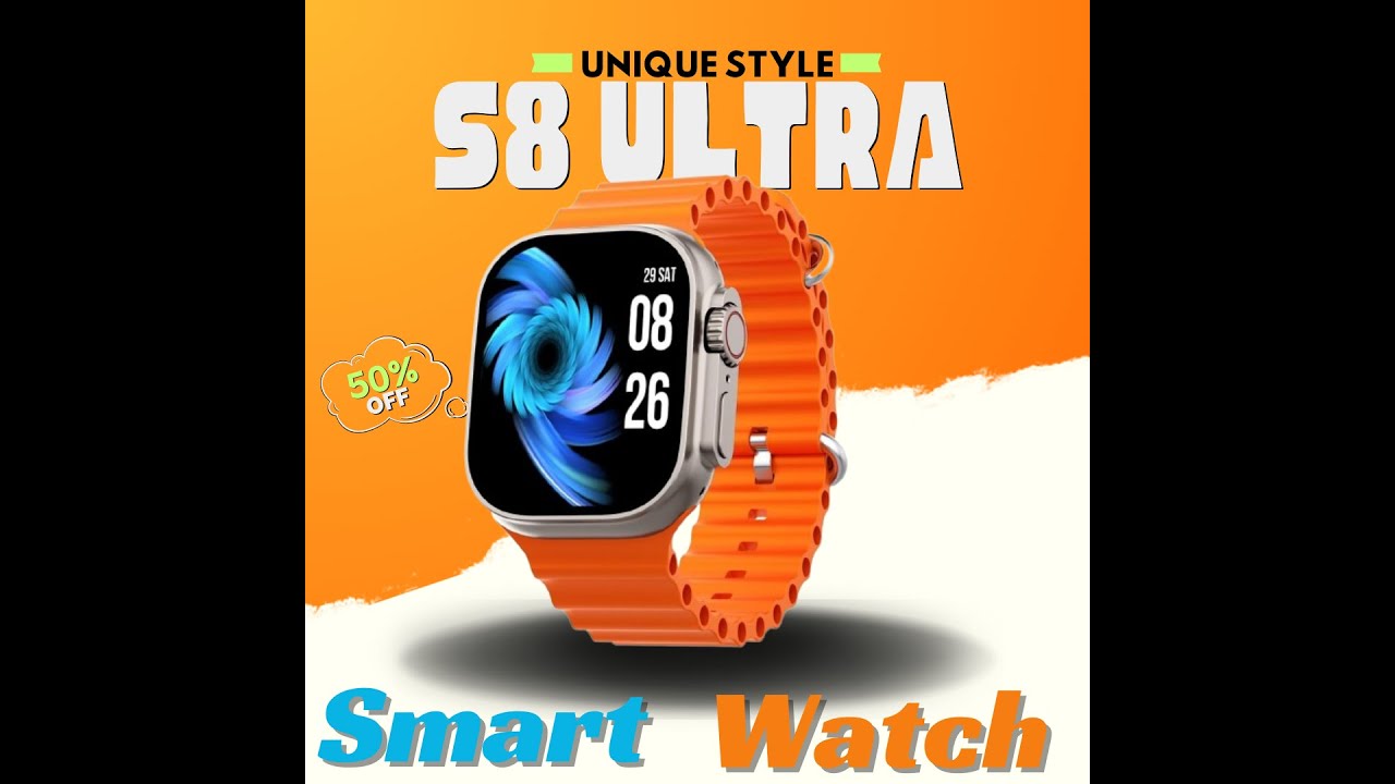 S8 Ultra Smartwatch All Sports Features &Tracker, Bluetooth, Enhanced ...
