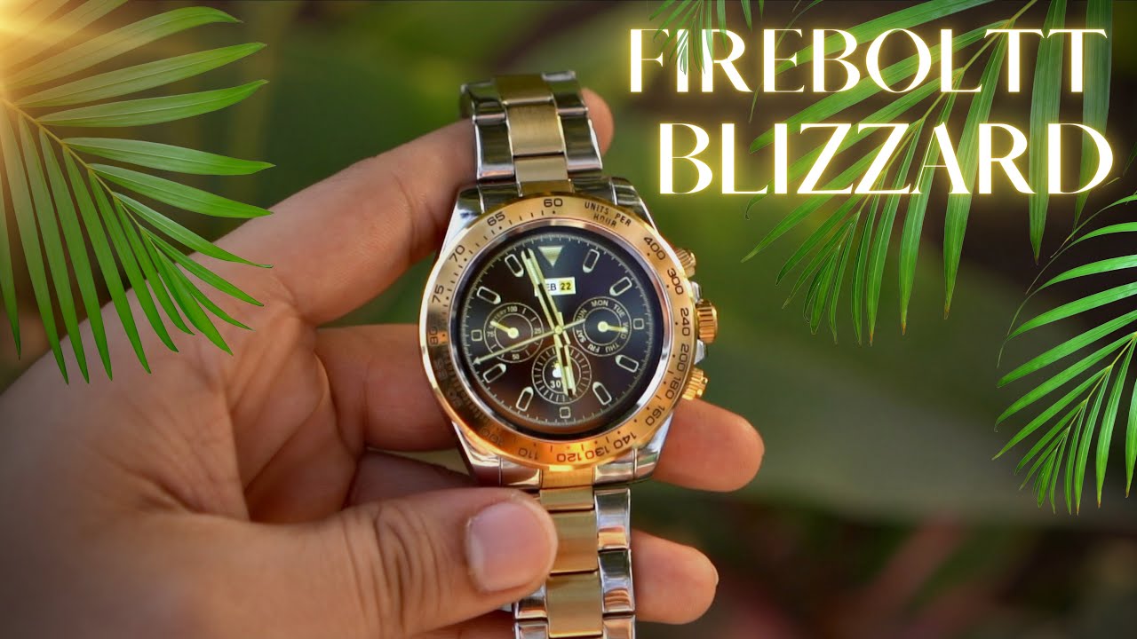 Fireboltt Blizzard 🤩 - India’s Budget Luxury Smart Watch - YouTube