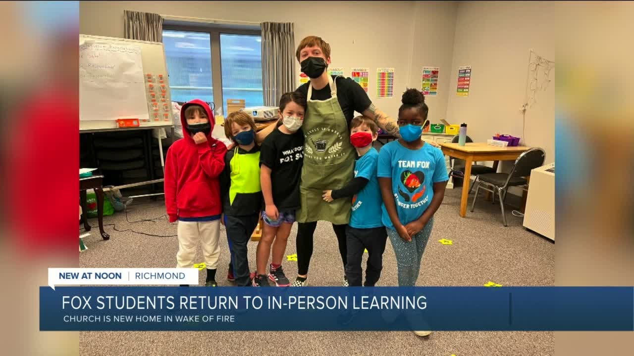 Fox students return to physical classrooms - YouTube