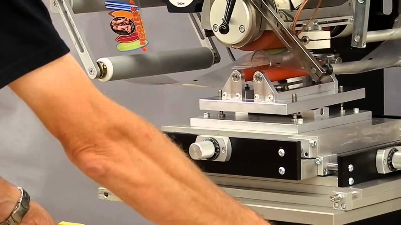 Digital heat transfer applicator - small - YouTube