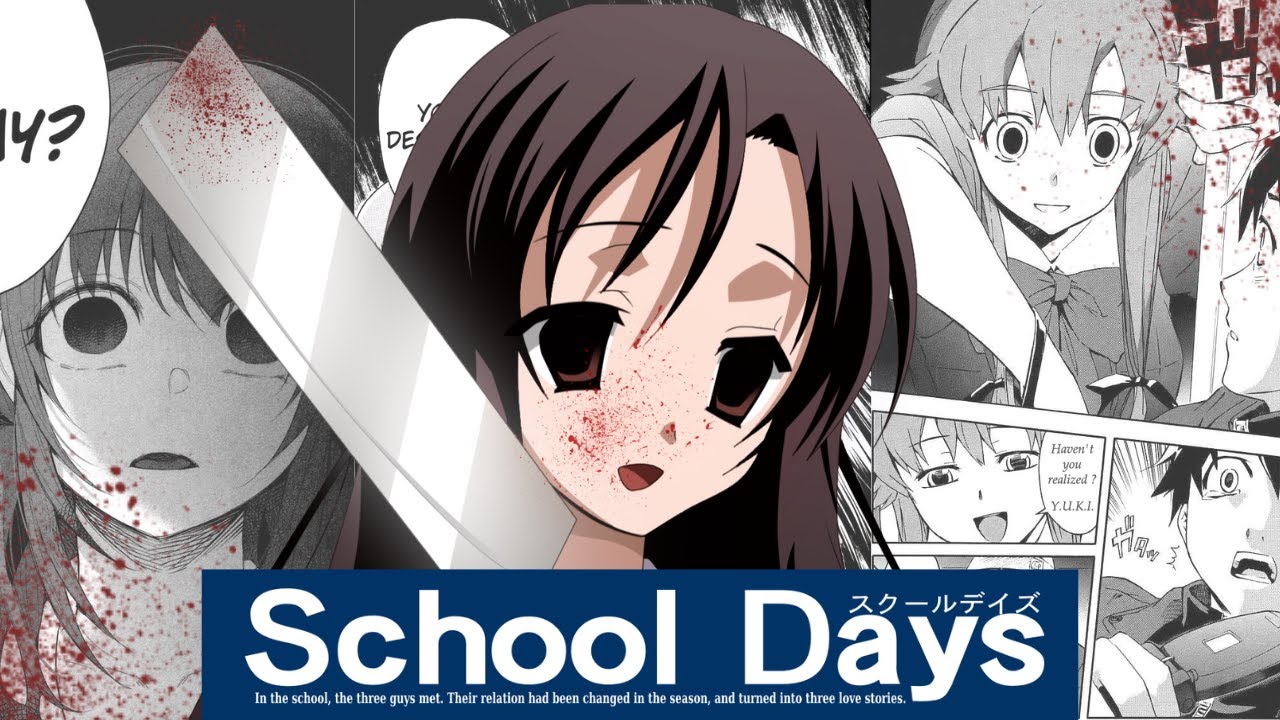 School Days: Recap and Reaction of the Most Controversial Anime - YouTube