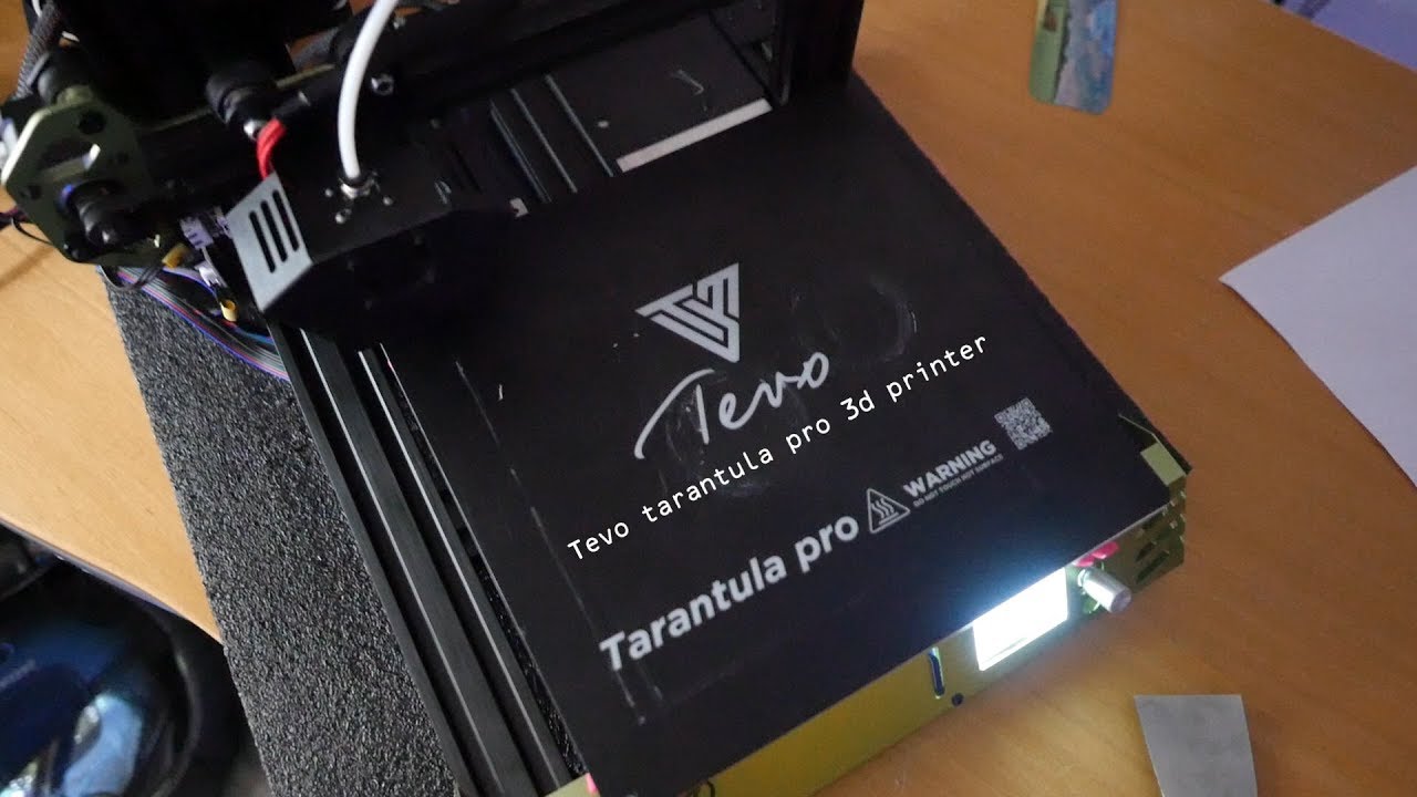 My new 3d printer "tevo tarantula pro" - YouTube