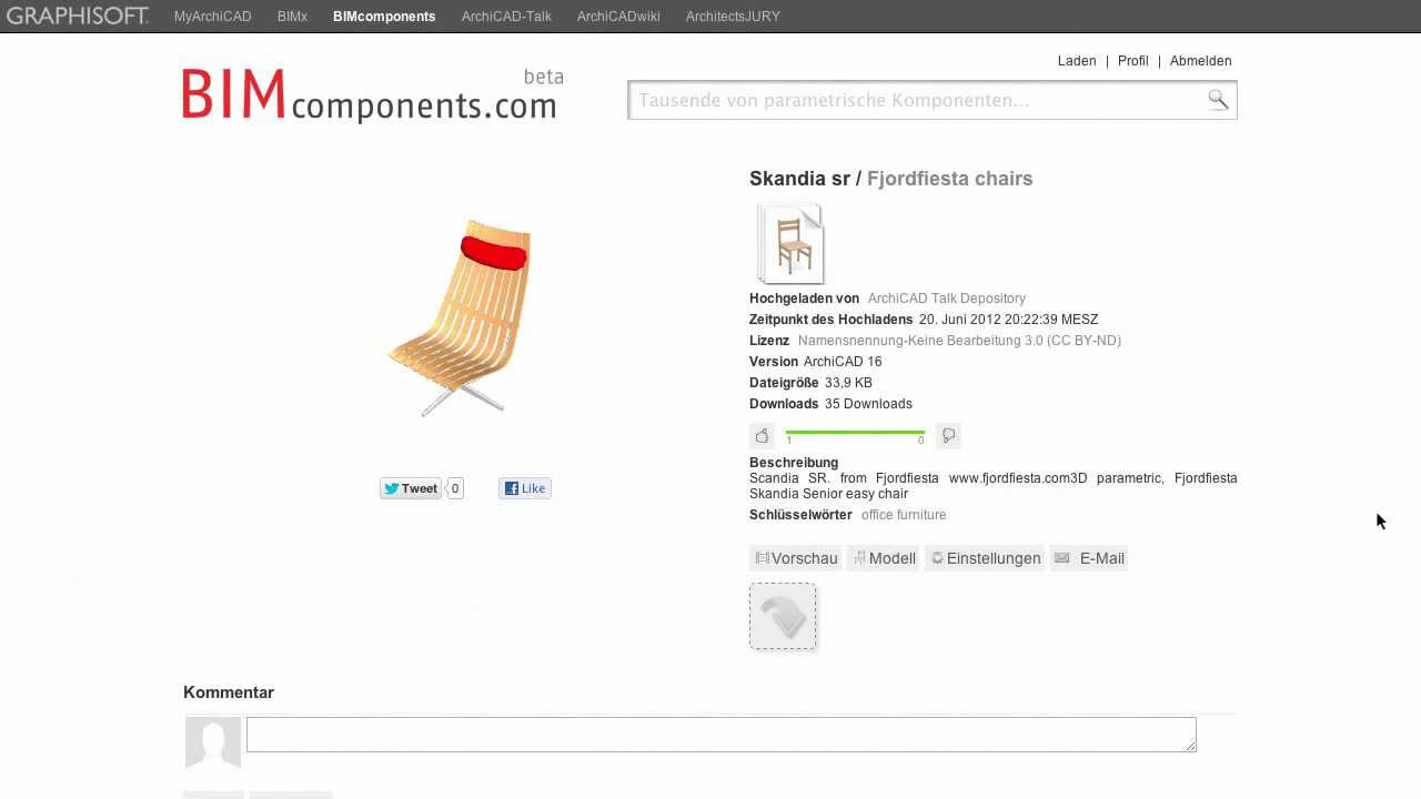 ArchiCAD 16 - BIMcomponents - 14 - BIM Components-Portal: Objekte anschauen - YouTube