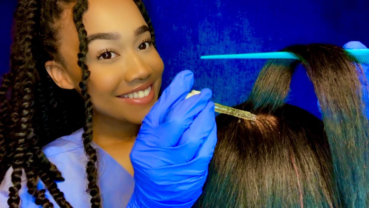 ASMR Relaxing Scalp Treatment Role-play 💆🍃 Head Massage ASMR - YouTube