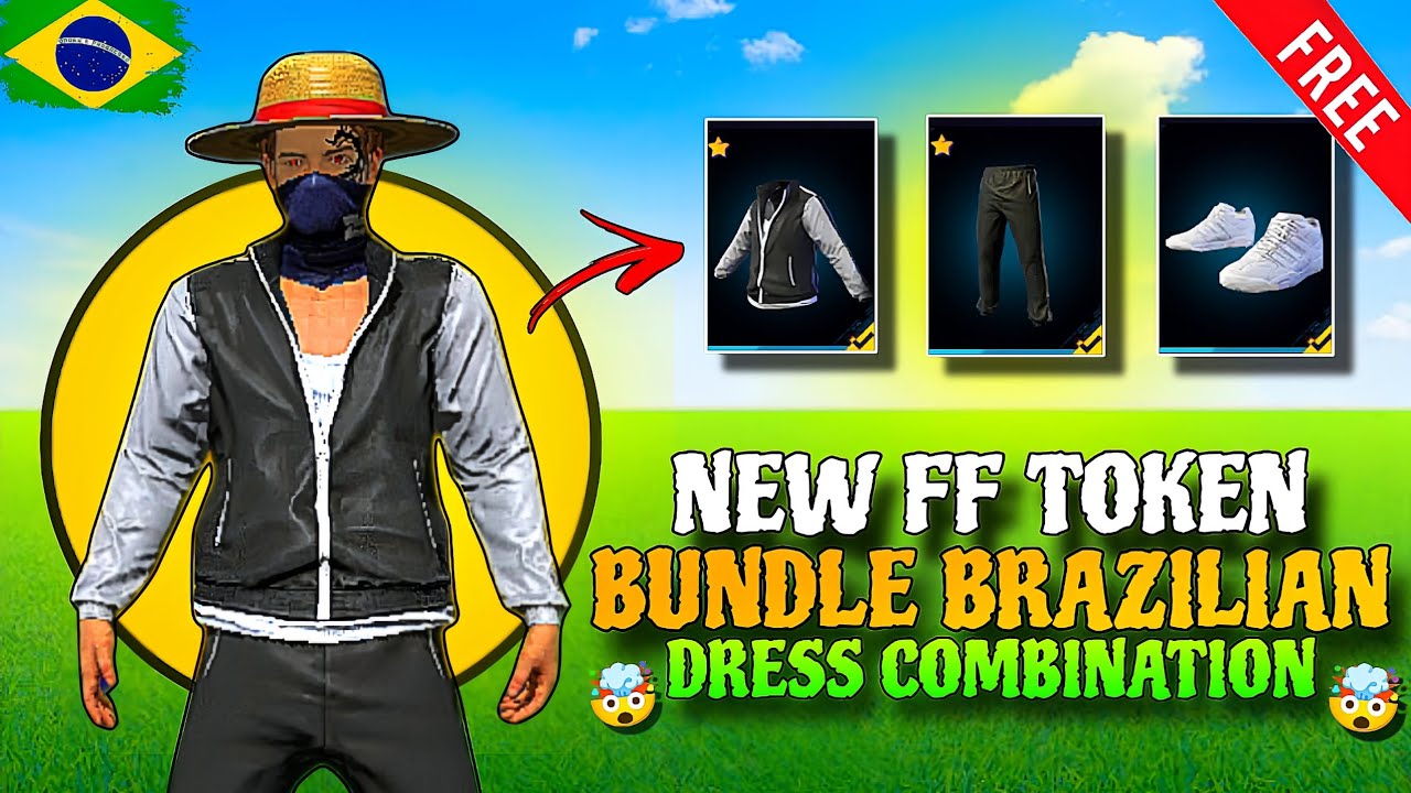 NEW FF TOKEN BUNDLE BUNDLE BRAZILIAN DRESS COMBINATION 🤯 || FREE FIRE ...