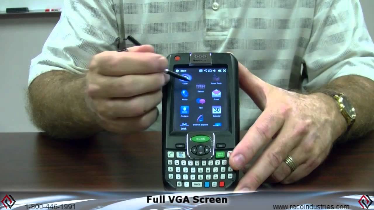 Honeywell Dolphin 9700 Rugged Mobile Computer and Digital Assistant - YouTube
