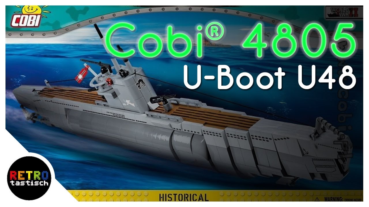 Cobi® 4805 U-Boot VIIB U-48 | Erfolgreich aufgebaut und abgetaucht ...