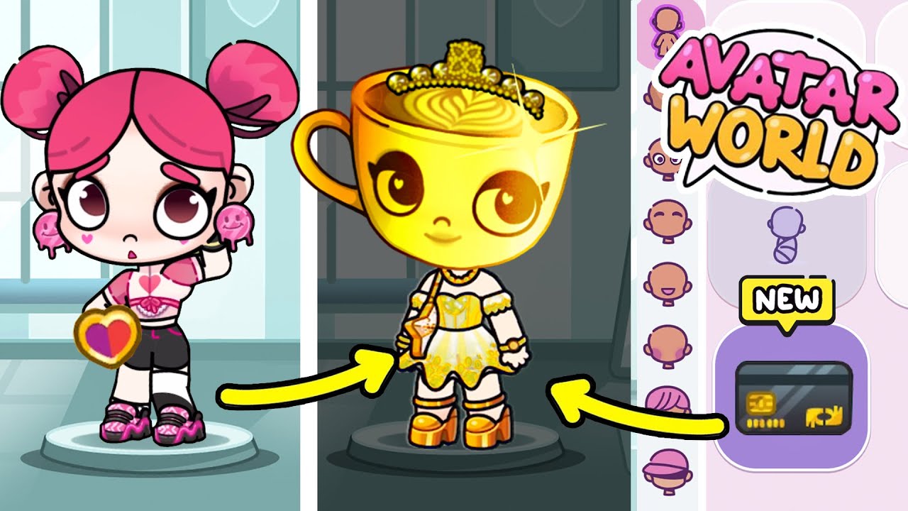 CÓMO CREAR a la CAPUCHINA BAILARINA DORADA en AVATAR WORLD 🌍 PAZU ...