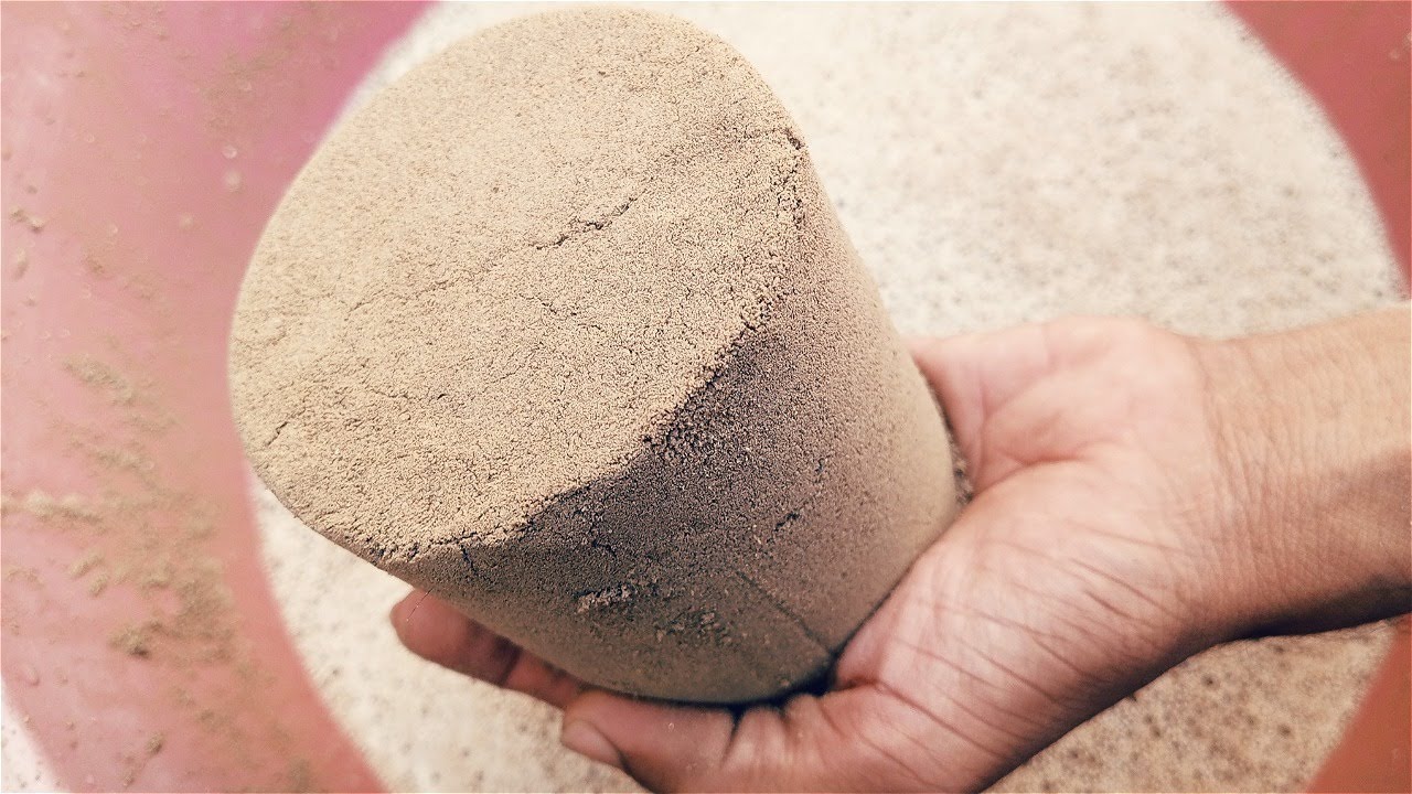 ASMR😍 Big cylinder shape crunchy bowls crumbling in water💦💦 - YouTube