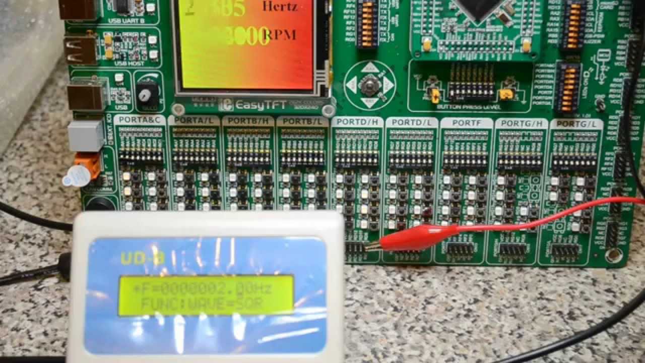 Rpm Counter / Frequency Counter accurate from 0 to 200 pulses per ...