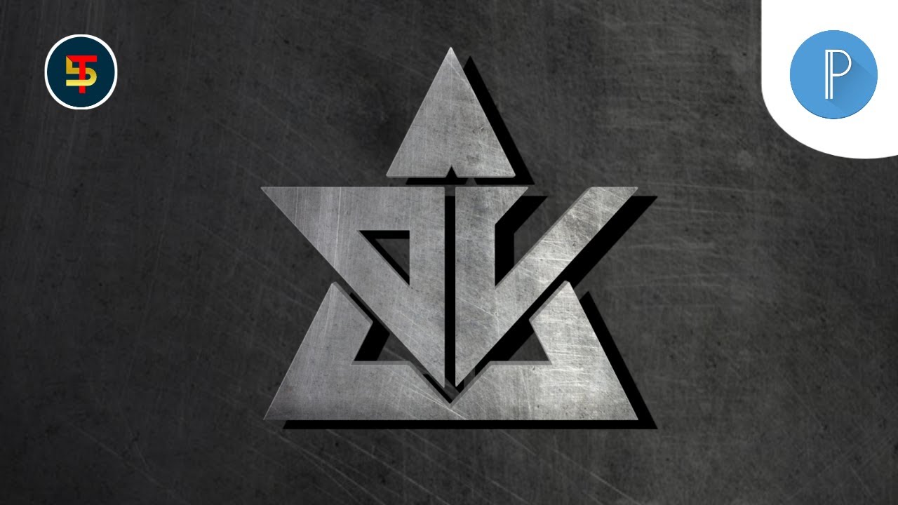 Ide Desain Logi Huruf DLA simpel || Cara Membuat Logo di Pixallab ...