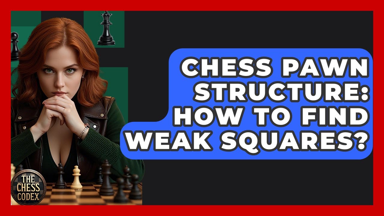 Chess Pawn Structure: How To Find Weak Squares? - The Chess Codex - YouTube