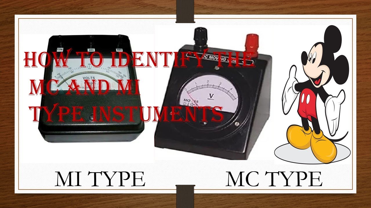 How to identify the MC and MI type meters\EEE FIRE\SUNIL YOUTUBE - YouTube