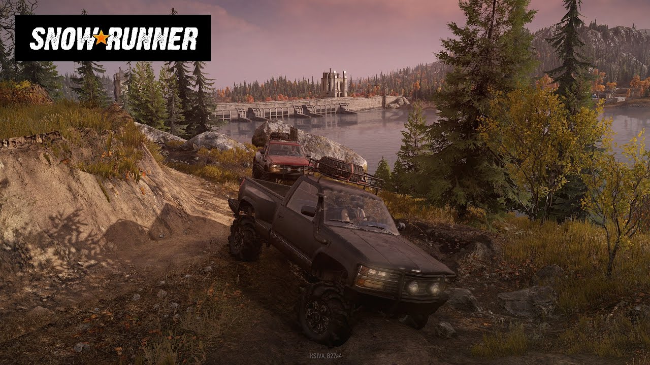 Snowrunner Walkthrough Part 16 in Co-op I New Map Smithvill Dam and ...