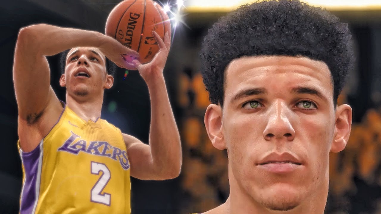 LONZO BALL SIGNATURE JUMP SHOT & FLASHY PASSES! NBA Live 18 Finals ...