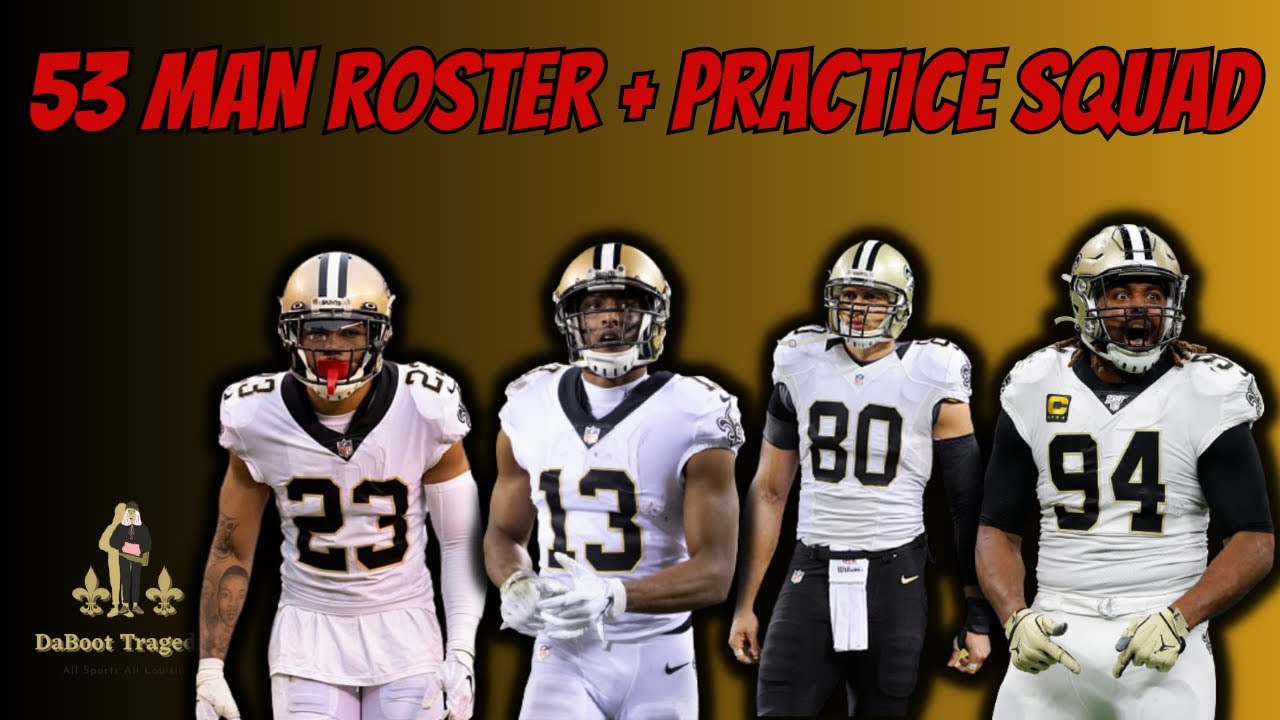 Saints Finalize 53 man Roster With Some Surprises - YouTube