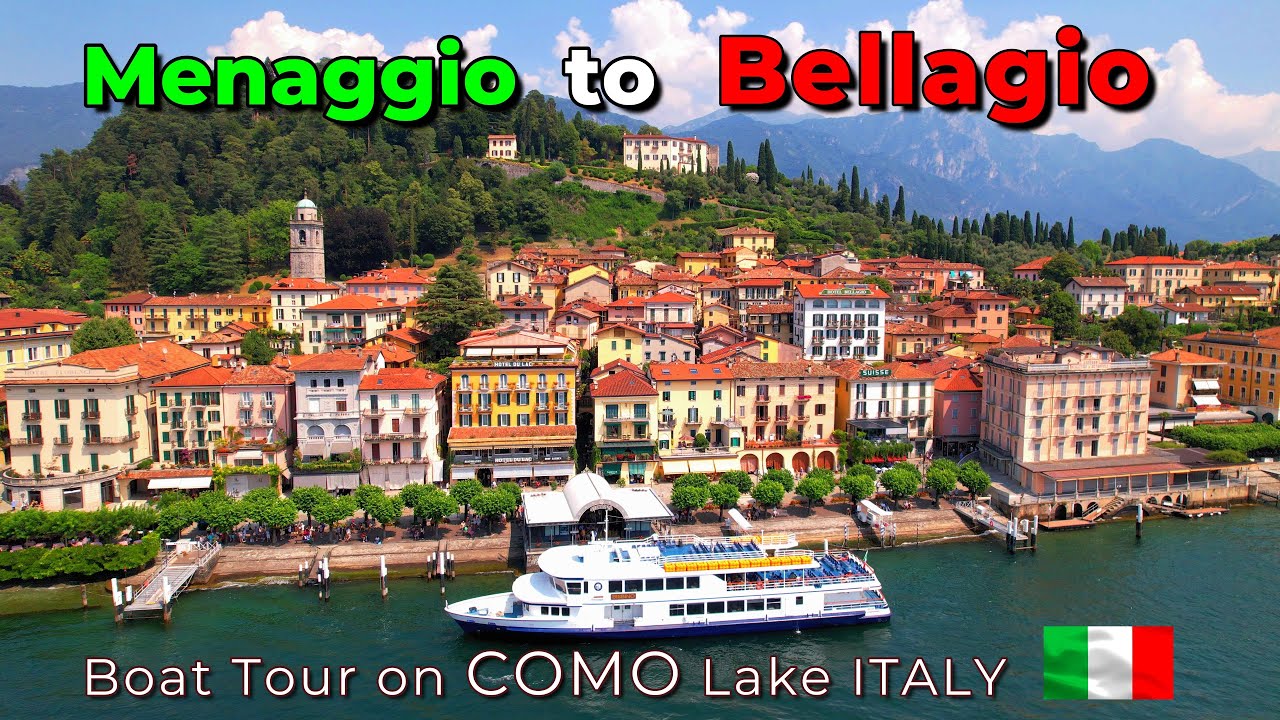 BELLAGIO Lago di Como, Boat from Menaggio , Lake Como Italy, - YouTube