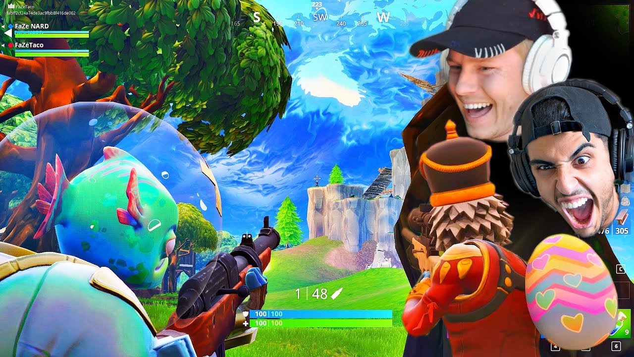 FaZe Teeqo & FaZe Rain CRAZY Fortnite Sniping Clips - YouTube