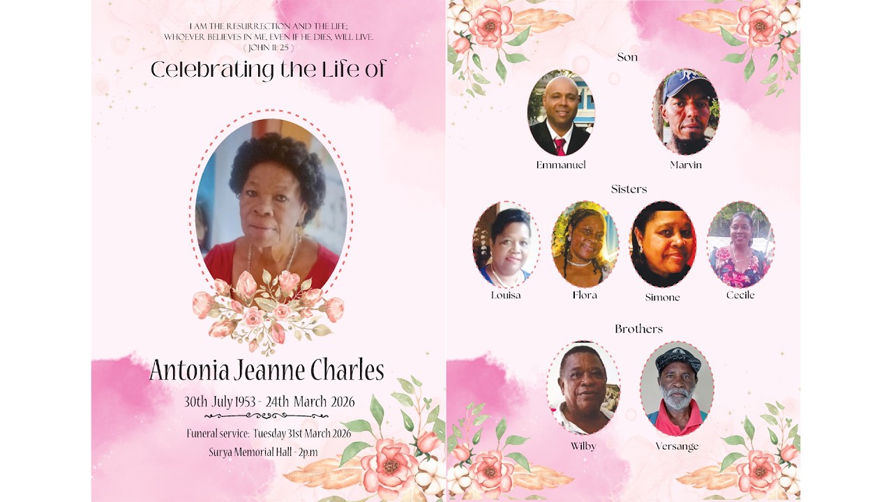 Celebrating The Life Of Antonia, Jeanne Charles - YouTube