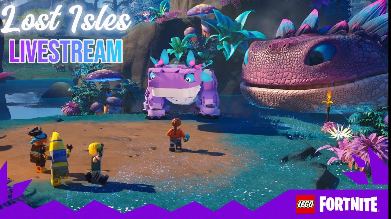 Lost Island NEW WORLD Part 2 Live Lego Fortnite #legofortnite #live ...