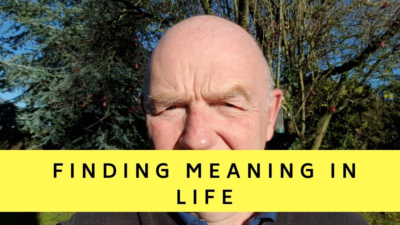 Finding Meaning in Life-the Art of Finding Significance in Living - YouTube