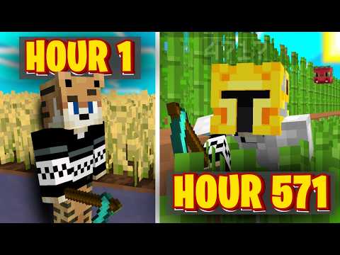 i spent 571 hours farming on skyblock, here's why...