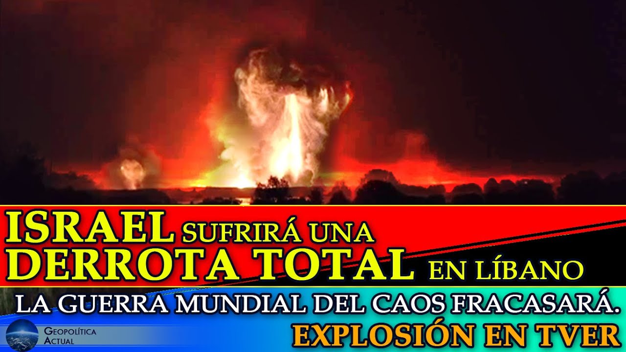 ISRAEL SUFRIRÁ UNA DERROTA TOTAL EN LÍBANO, LA GUERRA MUNDIAL DEL CAOS ...