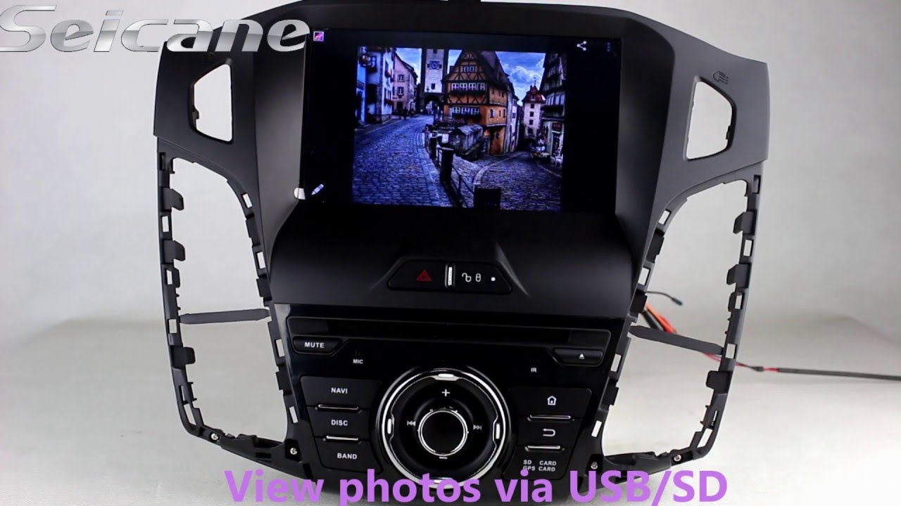 8" HD Android 4.4 2011 Ford C Max dvd gps navigation system touch ...