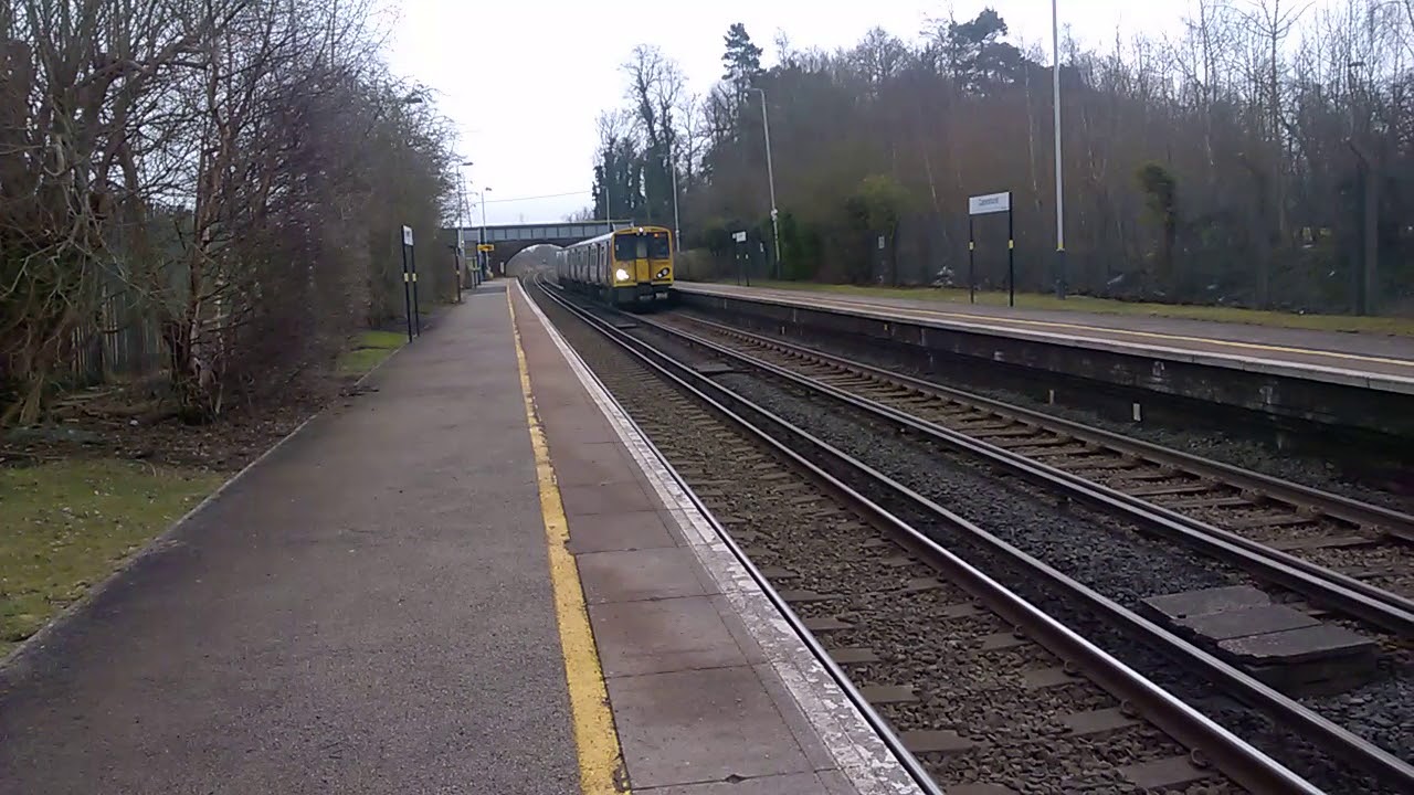 merseyrail train departing from capenhurst to liverpool - YouTube