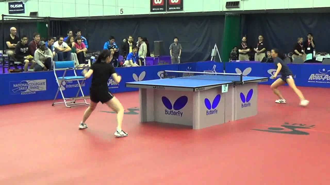 Ariel Hsing vs Ellen Hwang Women's Teams Final - YouTube