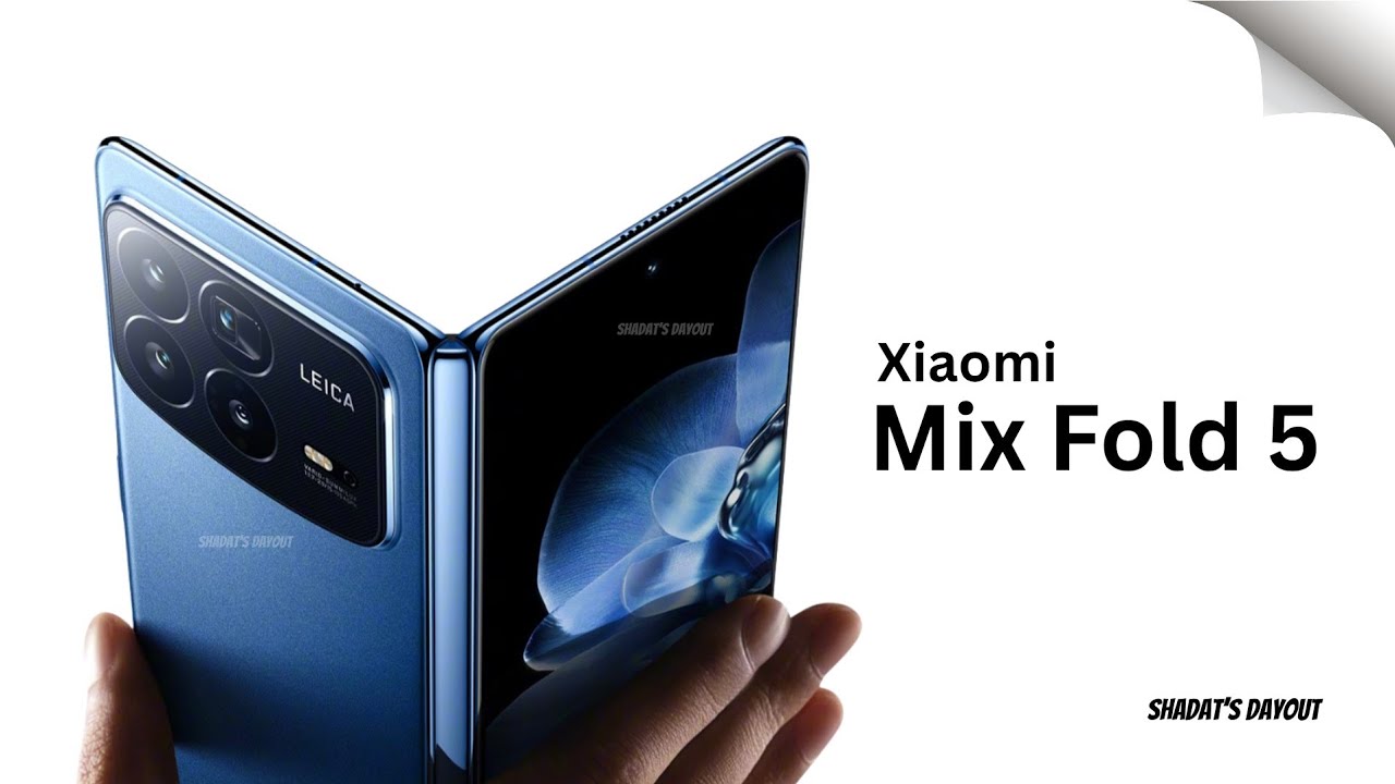 Xiaomi Mix Fold 5 Leaks & Rumors: Specs, Price & Launch Date - YouTube