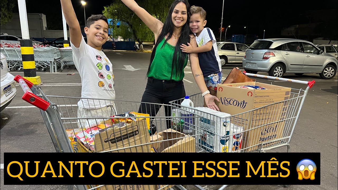 COMPRA DO MÊS AQUI NO BRASIL 🇧🇷 - YouTube